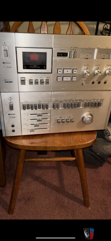 Clarion UFO Series 1969 MA7800 Int. Amp & MD7800 Tape Deck For Sale ...