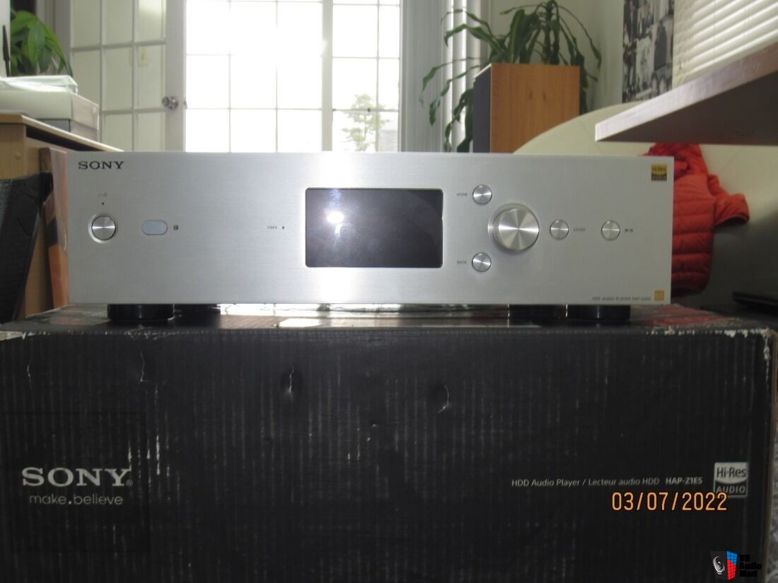 The SONY HAP-Z1ES Network Server / Streamer; HAPZ1ES; Silver; Remote ...