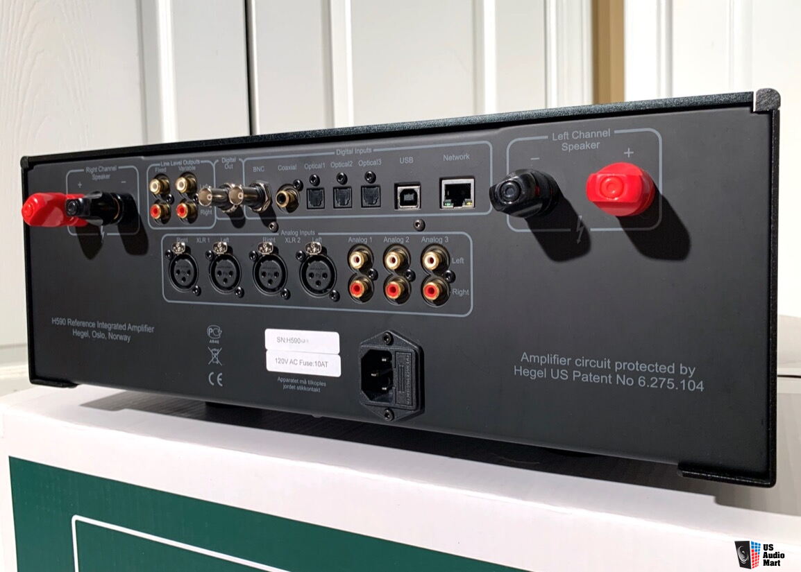 Hegel H590 Reference Flagship Integrated Amplifier ~ DAC and Streamer ...