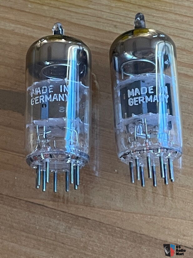 Matched pair 1960s NOS Siemens ECC81 / 12AT7 driver tubes - shipped ...