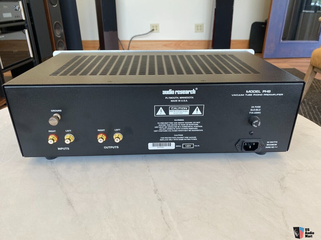 Audio Research PH6 Tube Phono Preamp - One Owner! Photo #4016081 - US ...