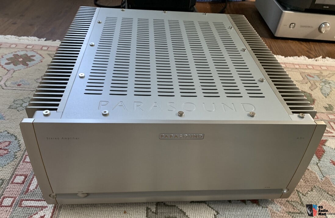 Parasound HALO A21+ stereo amp Silver Excellent Photo #4016239 - US ...