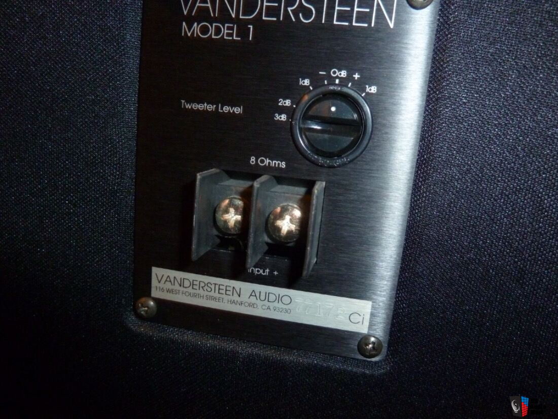 The Venerable Vandersteen 1Ci Speakers in Maple - 1 Owner Ex. Cond.w ...