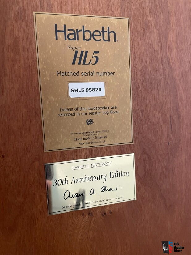 Harbeth Super HL5 Cherry 30th Anniversary Limited Edition. Custom ...