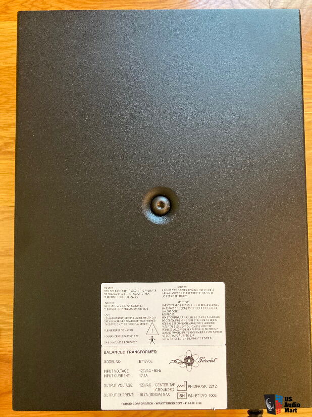 Toroid 2000 VA Balanced Power Transformer (BPT) BT2000E - Black, 120V ...