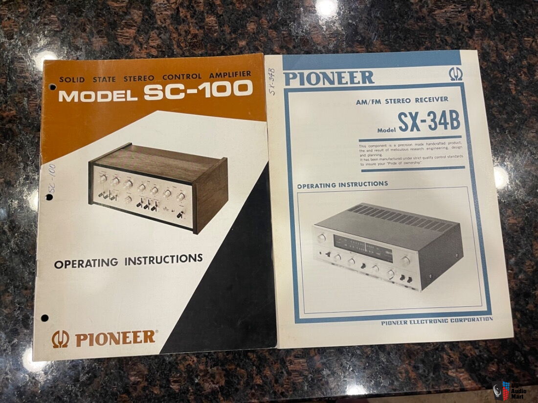 Pioneer Original Manuals Photo #4021474 - US Audio Mart