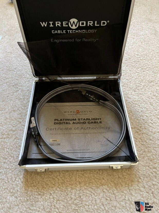 Wireworld Platinum Starlight Cat8 Ethernet Cable 1 Meter Photo #4024185 ...