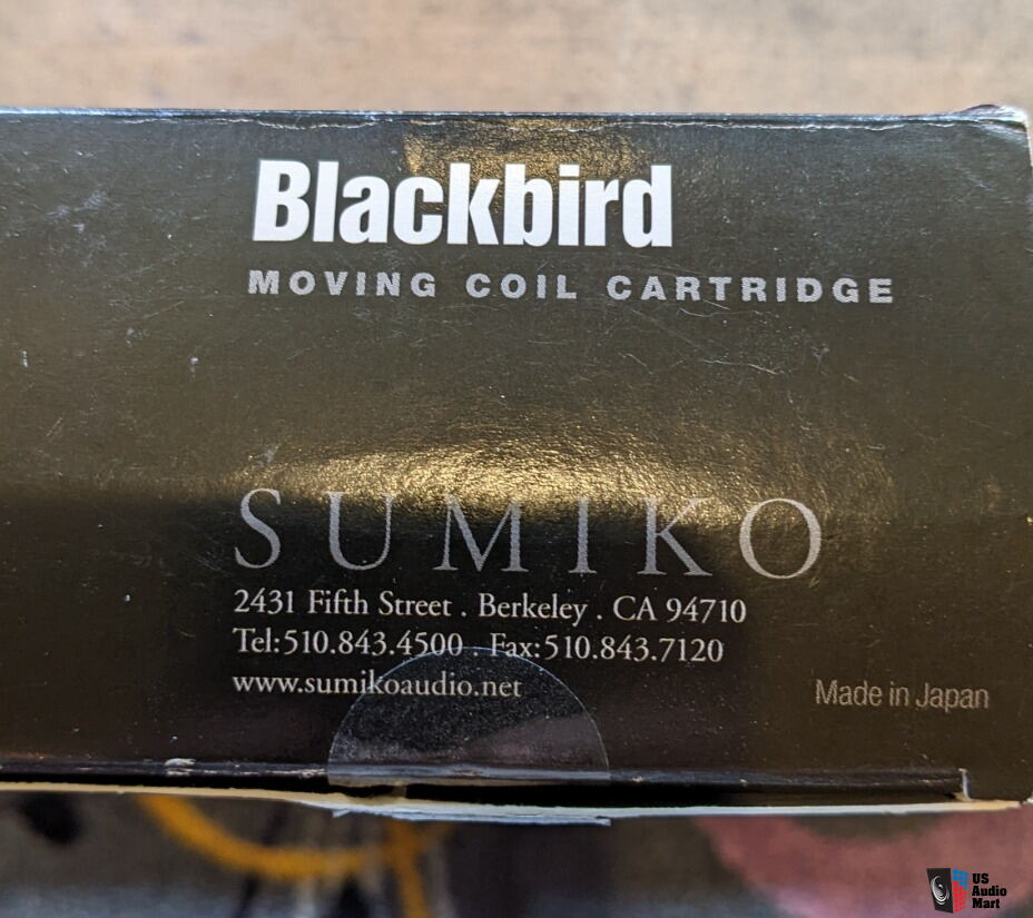 Sumiko Blackbird High Output MC cartridge *Low Hours For Sale - UK ...