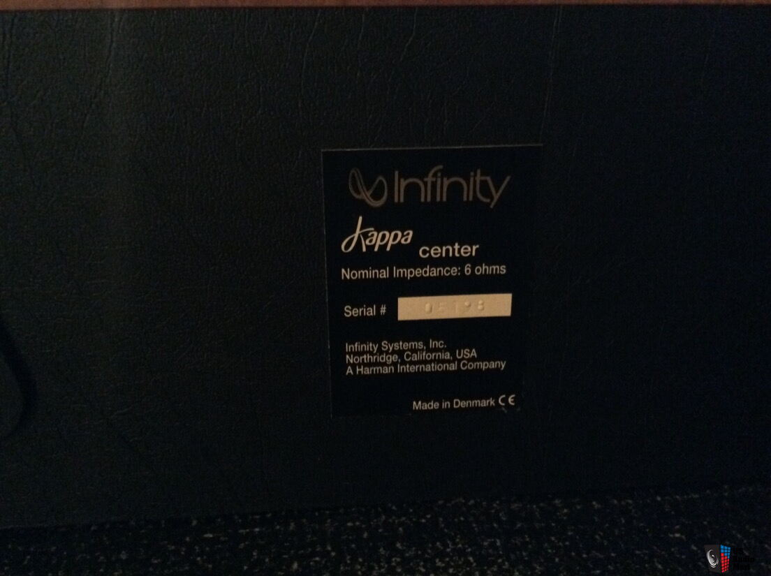 Infinity Kappa center channel speaker Photo #4034166 - US Audio Mart