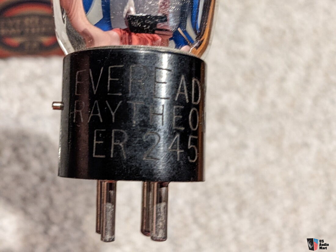 Raytheon ER-245 Globe Matched Pair (45 power tubes) Photo #4036016 - US ...