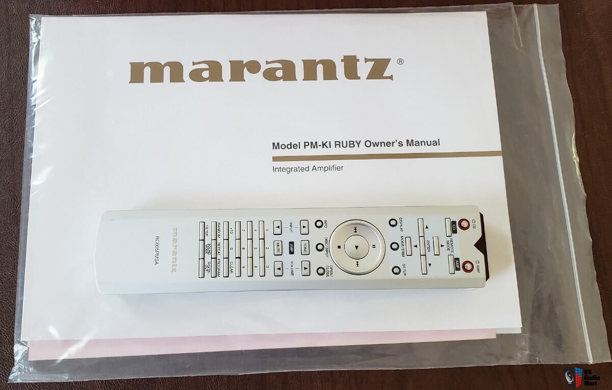 Marantz PM-KI Ruby Reference Integrated Amplifier. Free Shipping Photo ...