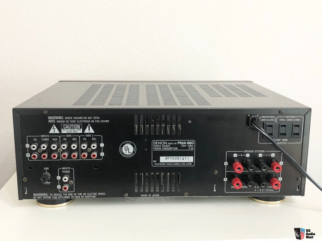Denon PMA-860 Stereo Integrated Amplifier Made in Japan Photo #4042660 ...