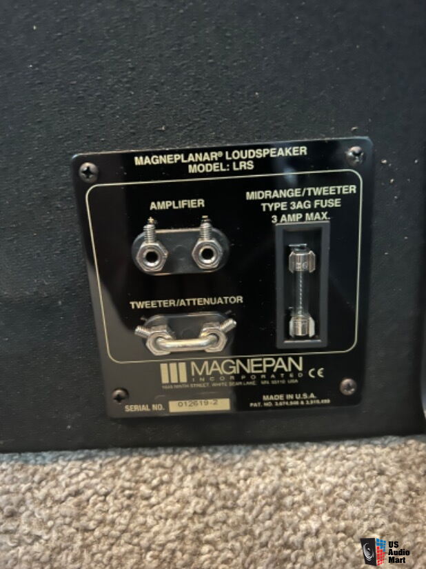 Magnepan LRS- original version in black Photo #4044799 - UK Audio Mart