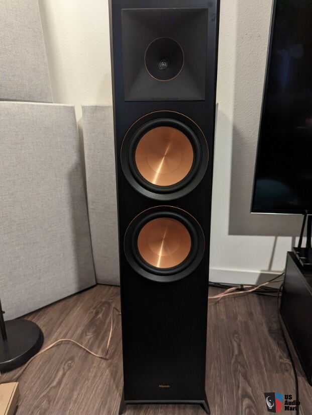 Pair of Klipsch RP-8000F in Walnut Tower Speakers (Local Pickup in ...