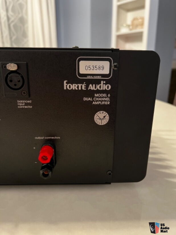 Fortè Audio Model 6 Power Amplifier Photo #4052289 - US Audio Mart