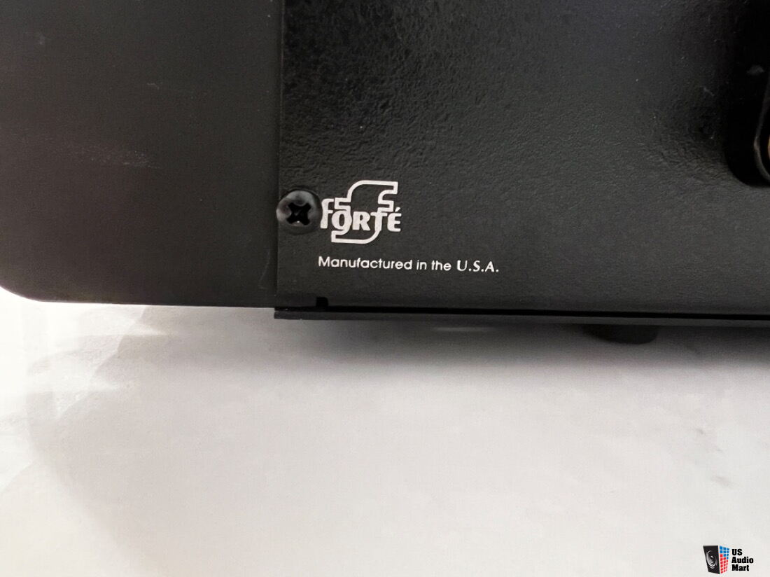 Fortè Audio Model 6 Power Amplifier Photo #4052292 - US Audio Mart