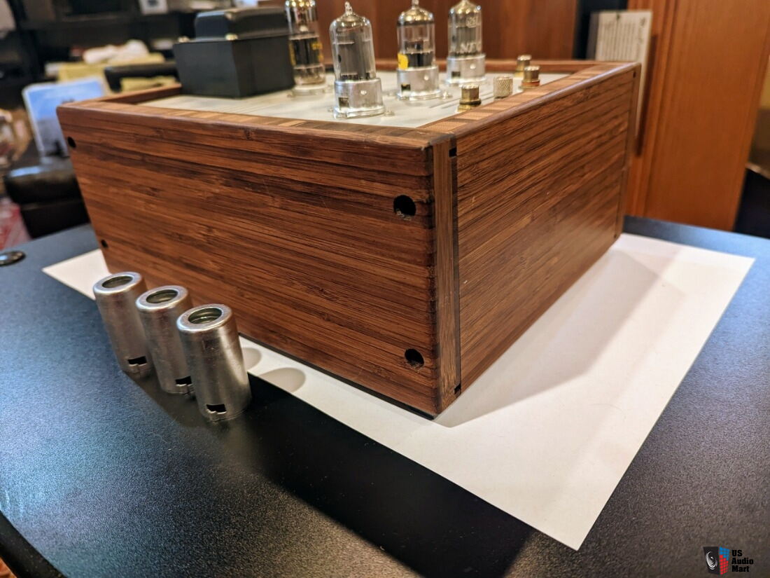 Bottlehead Eros Phono Pre Amp w/ Custom Wood and Top Plate Photo ...
