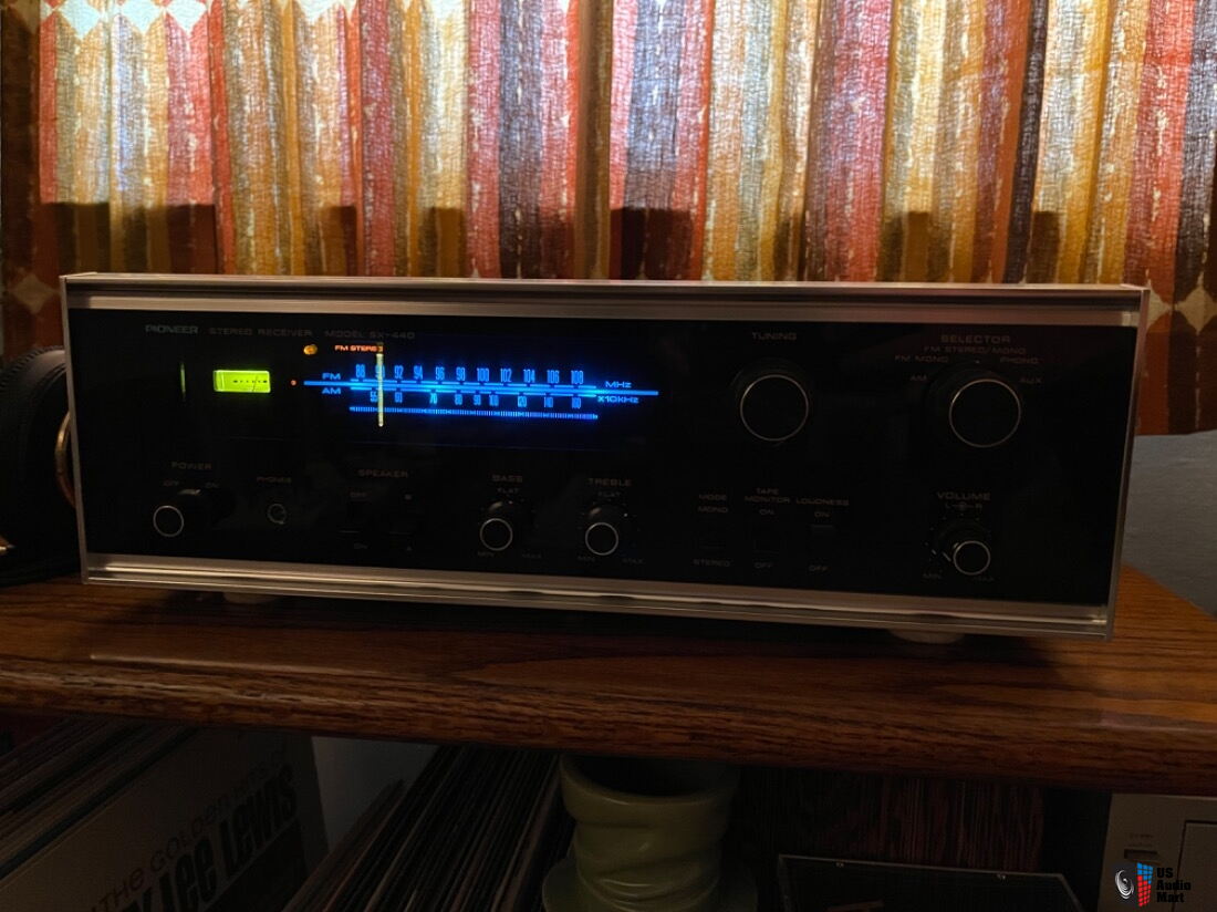 Pioneer SX-440(F)~(1969)~ Sounds & Looks Excellent!~w/ Speaker Plugs ...