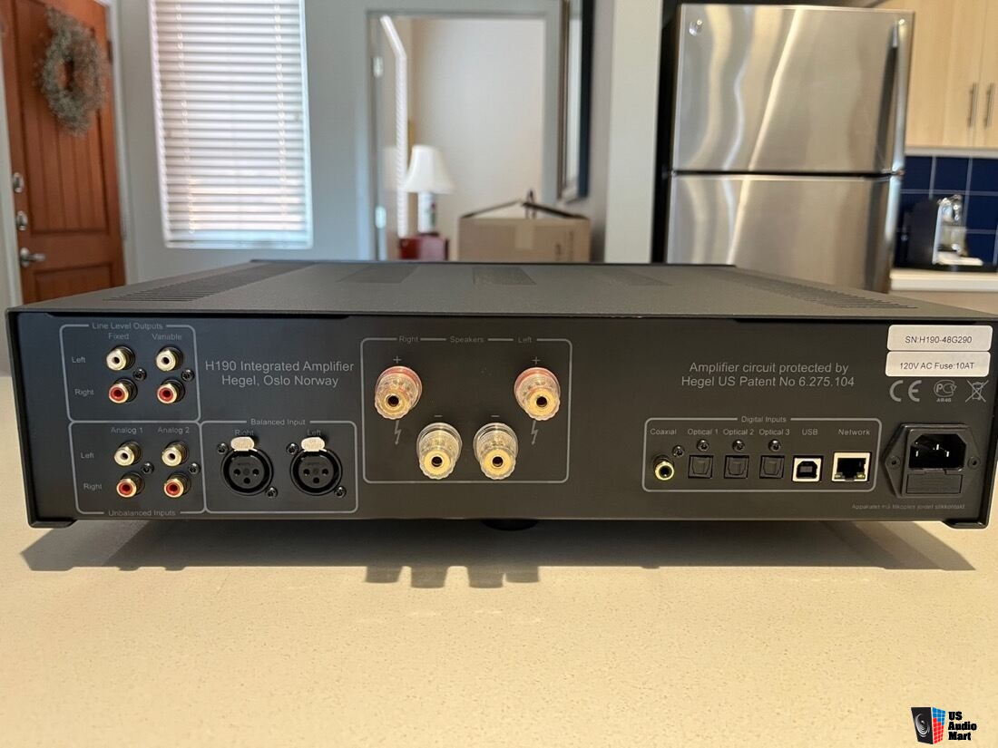 Hegel H-190. Integrated Amp W/ DAC Photo #4057862 - US Audio Mart