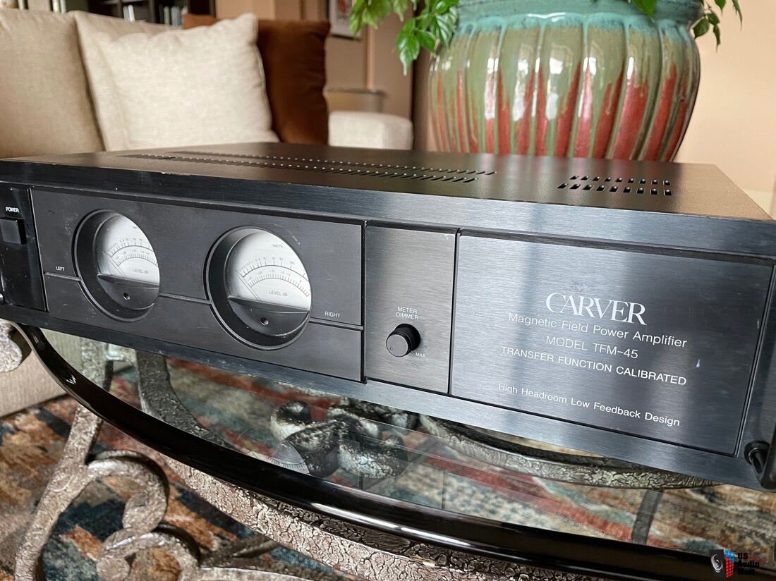 Carver TFM-45 Stereo Amplifier - 375 Watts / Channel For Sale - US ...