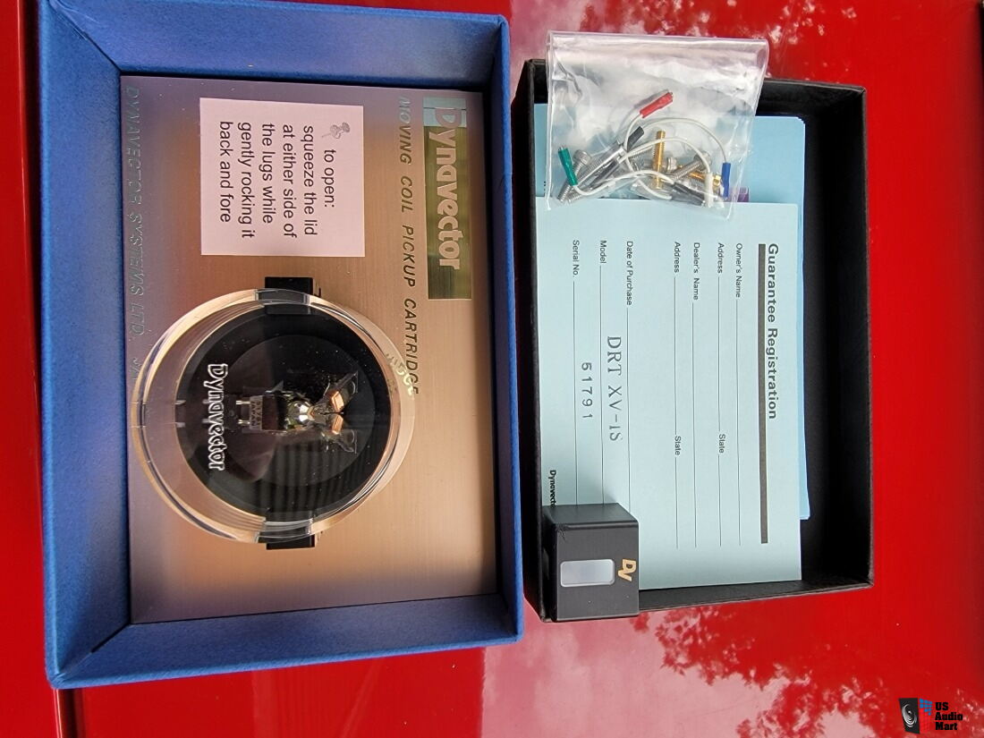 Dynavector DRT XV-1s moving coil phono cartridge NEW IN BOX Photo ...
