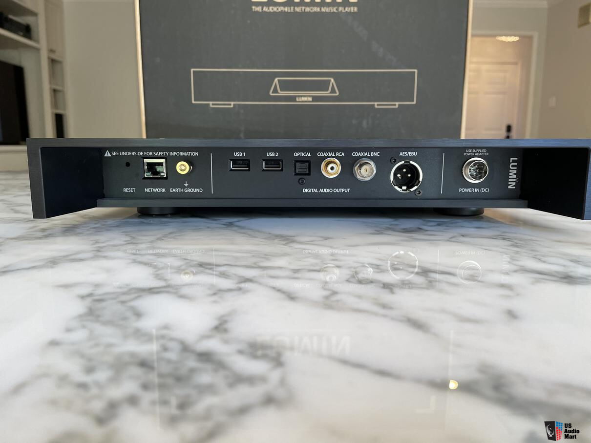 Lumin U1 Transport / Streamer - Black Photo #4068909 - US Audio Mart