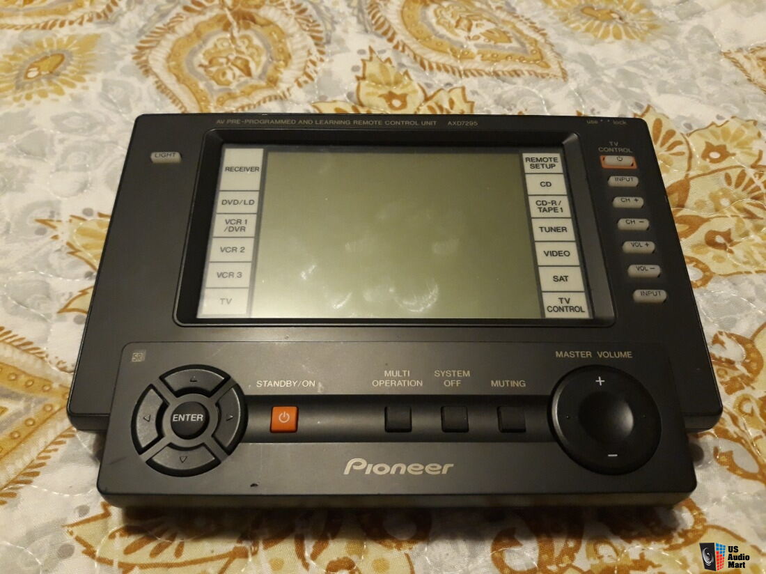 Pioneer AXD7295 for AV Receiver VSX-49TX Learning Remote Control AS IS ...