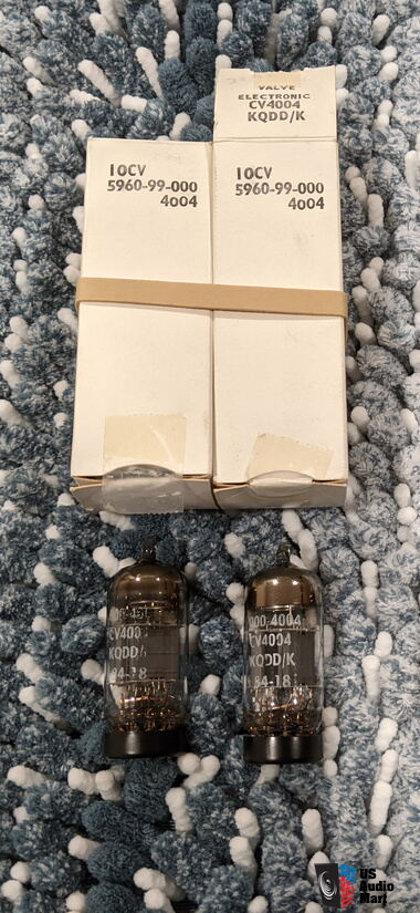 Mullard CV4004/KQDD/K Tubes (12AX7/ECC83) Matched Pair Photo #4069425 ...