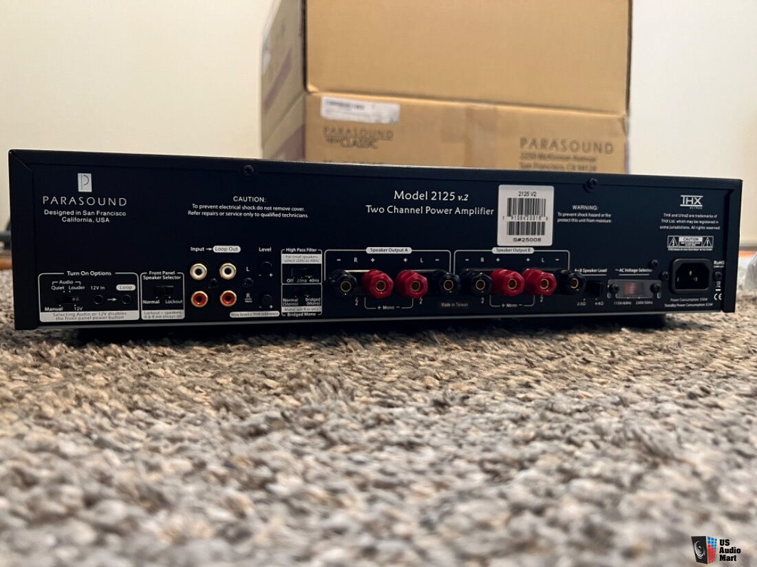 Parasound Model 2125 v.2 Power Amplifier Photo #4071642 - US Audio Mart