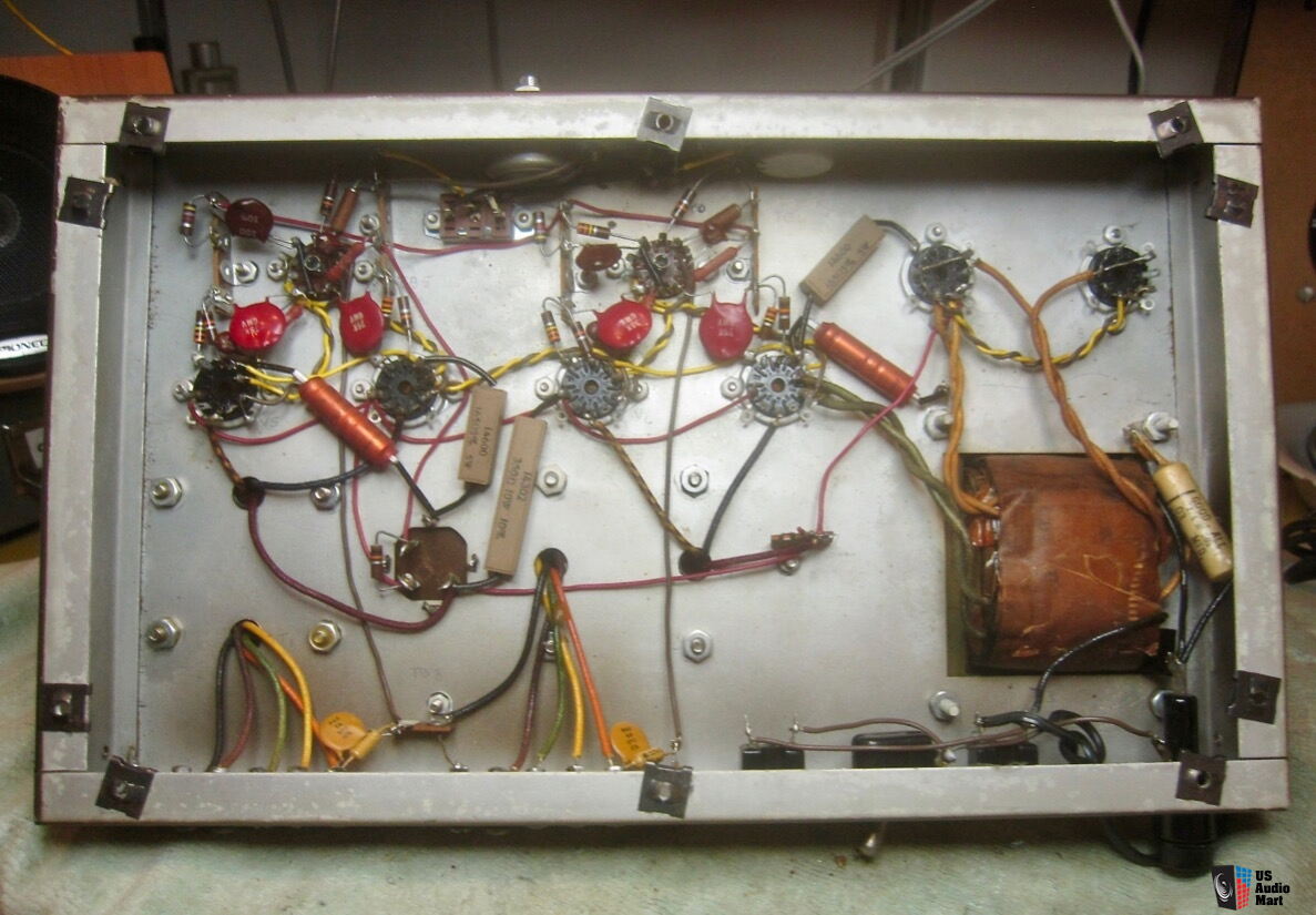 EICO HF86 EL84 Tube Amplifier - stock, with original Mullard tubes ...