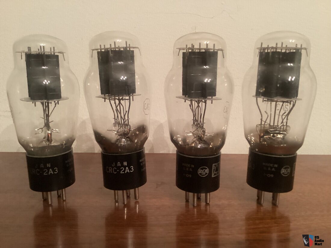 RCA 2A3 Black Plate Quad Photo #4074370 - US Audio Mart