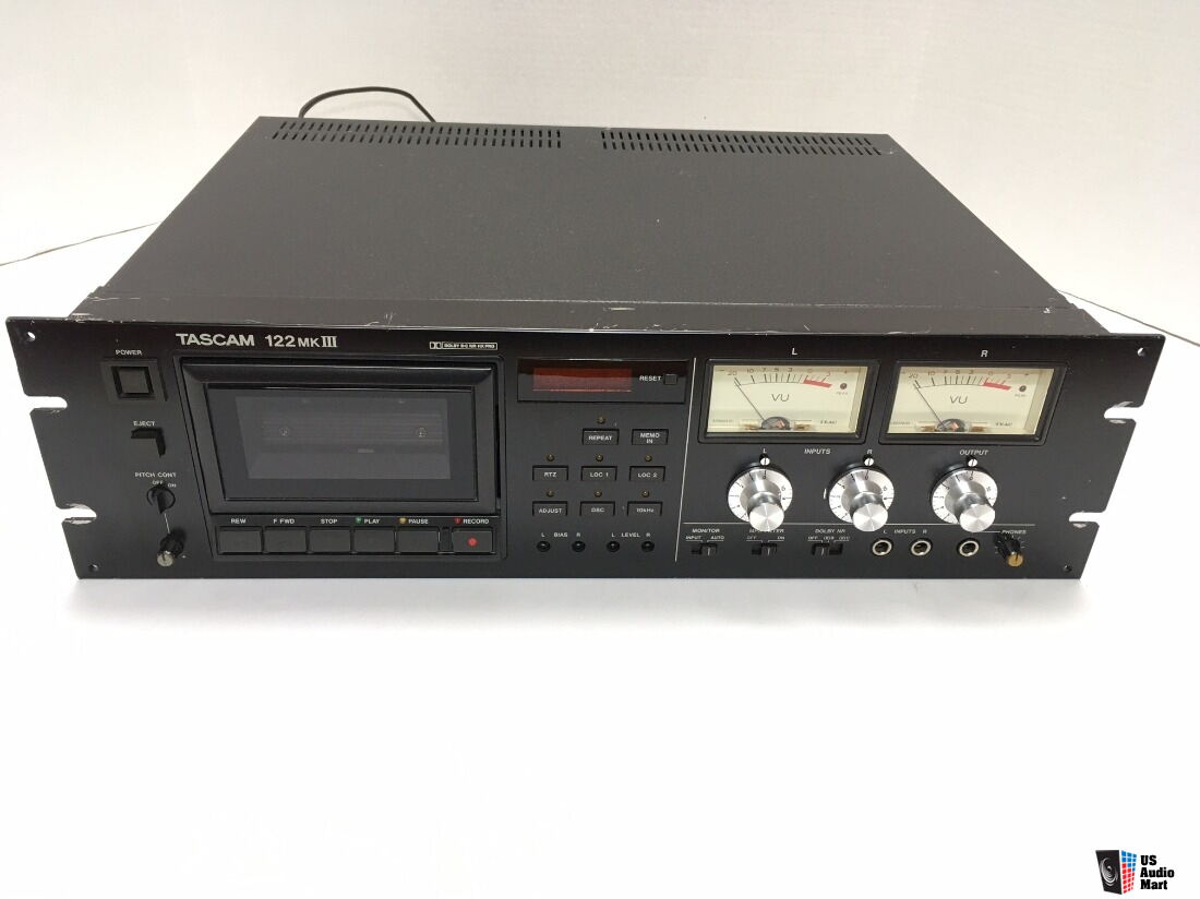 Tascam 122 MKIII 3 Head Professional Cassette Deck Tape Player Photo ...