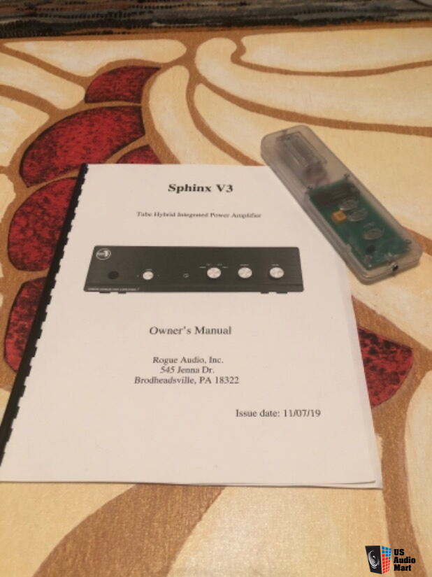 Rogue Audio Sphinx v3 Hybrid Integrated Amplifier Photo #4077452 ...