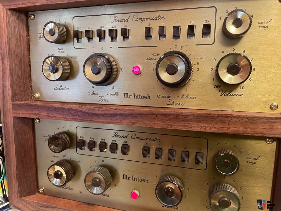 1950s Rare McIntosh C8/C8S, A116x2 Dual Mono Pre-Amp and Amp Set Photo ...