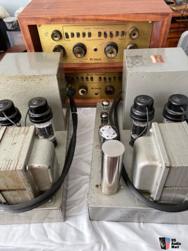 1950s Rare McIntosh Dual Mono Pre-Amp and Amp Set Photo #4078950 - US ...