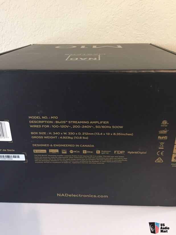 NAD M10 Wireless Streaming Amplifier V1 Ships Free in USA Photo ...