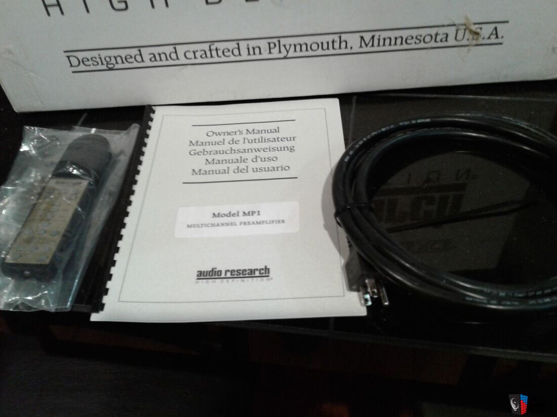 AUDIO RESEARCH MP-1, A REFERENCE High Resolution Fully Balanced ANALOG ...