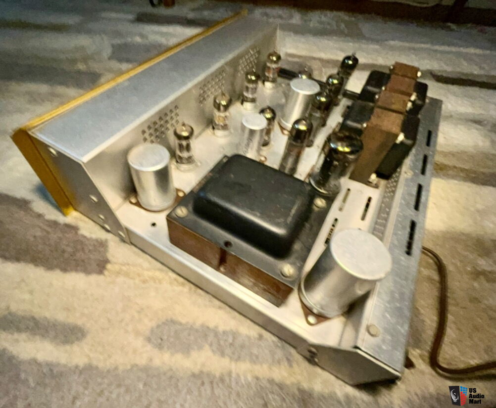 H.H. Scott 222a Stereomaster Tube Amplifier. Functioning. A Rarity ...