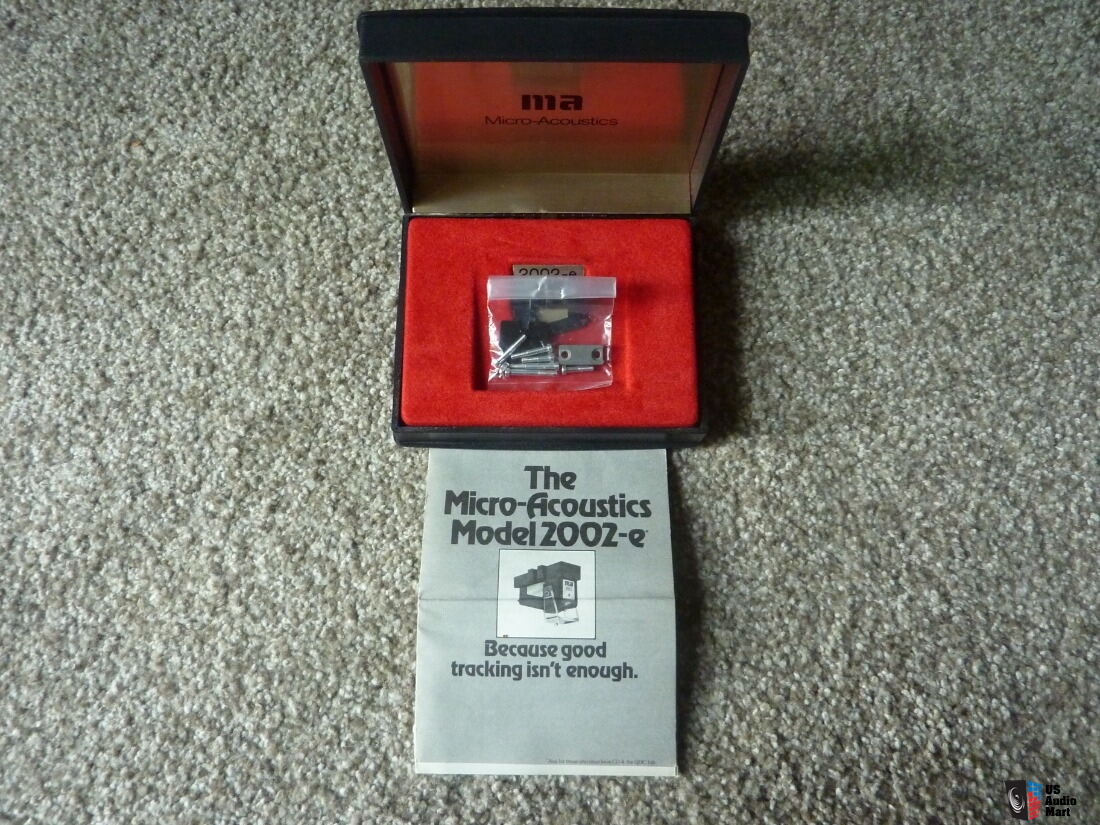 MICRO ACOUSTICS 2002e Phono Cartridge NM Photo #4090359 - US Audio Mart