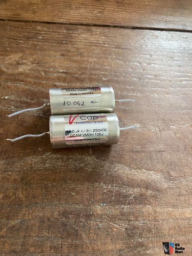 Vcap ODAM Capacitors - 10uF, 4uF, 2.2uF Photo #4091747 - US Audio Mart