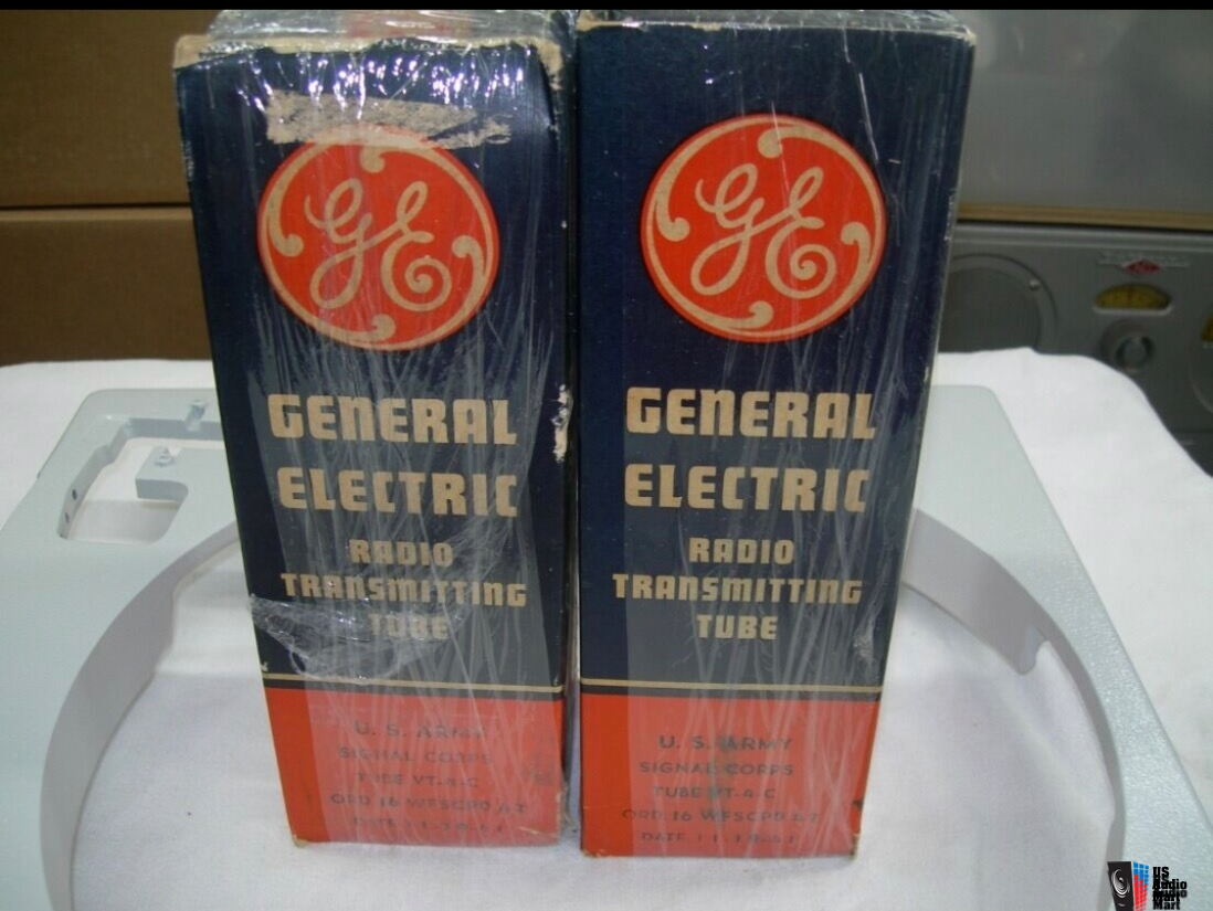 GENERAL ELECTRIC 211 NOS TUBES .....(2) pairs, 1 pr military boxes and ...