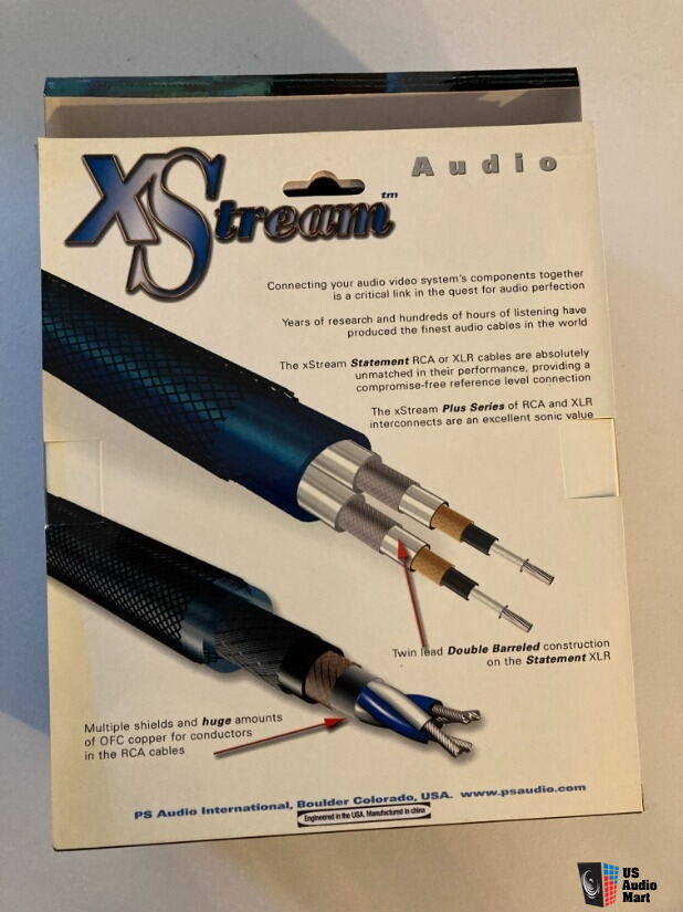 PS Audio xStream Statement RCA interconnects - 1 meter pair Photo ...