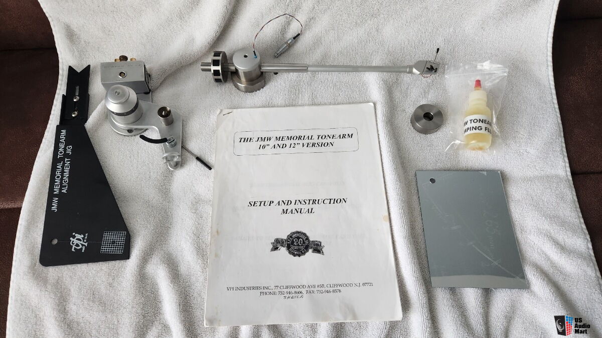 VPI JMW 10 complete tone arm assembly- with extras For Sale - US Audio Mart