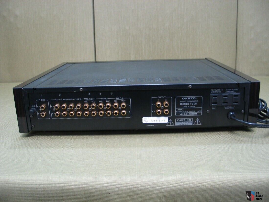 Onkyo P-308 Vintage Stereo Pre-amplifier (Fully Tech Tested / Manual ...