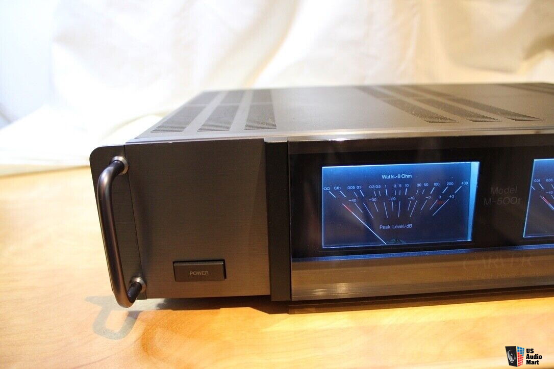 Carver Model M-500t MKII Magnetic Field Power Amplifier Photo #4100427 ...