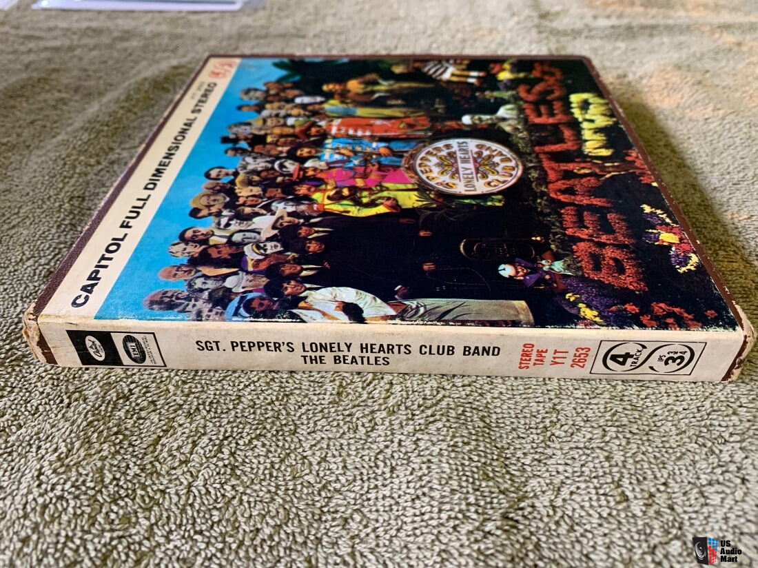 Reel Tapes Factory Pre-Recorded + Blanks Sgt Pepper etc! Metal 10 inch ...