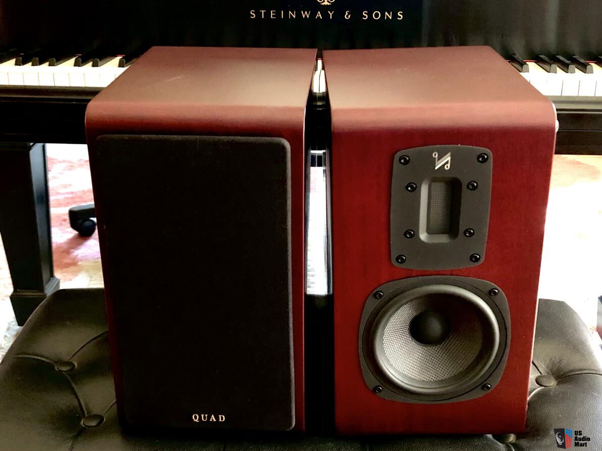 Quad S-2 Bookshelf Loudspeakers in Sapele Mahogany Photo #4101783 - US ...