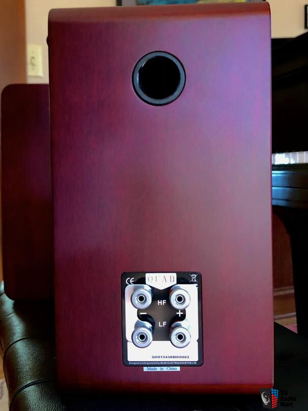 Quad S-2 Bookshelf Loudspeakers in Sapele Mahogany Photo #4101783 - US ...