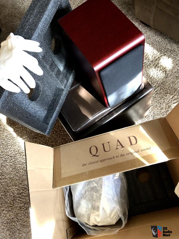 Quad S-2 Bookshelf Loudspeakers in Sapele Mahogany Photo #4101783 - US ...
