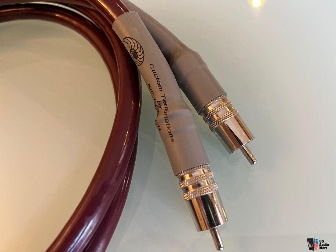 Cardas Golden Cross high-end RCA interconnect, 1.2 meter pair, ex ...